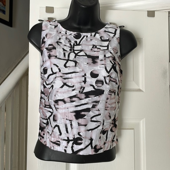 Milly | Tops | Milly Patterned Crop Top | Poshmark